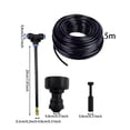 16FT Arc Shaped Garden Irrigation System, Adjustable 360Â° Sprinkler ...