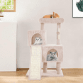 BORGEBY 36" Cat Tree Tower Cat House with Condo and Scratching Post ...