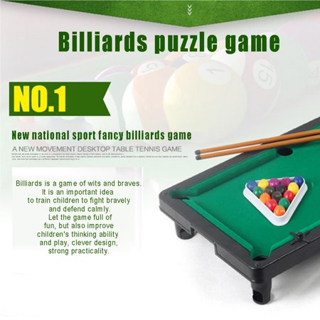 Mini Tabletop Ball Billiards Home Indoor Billiard Game ball ball ...