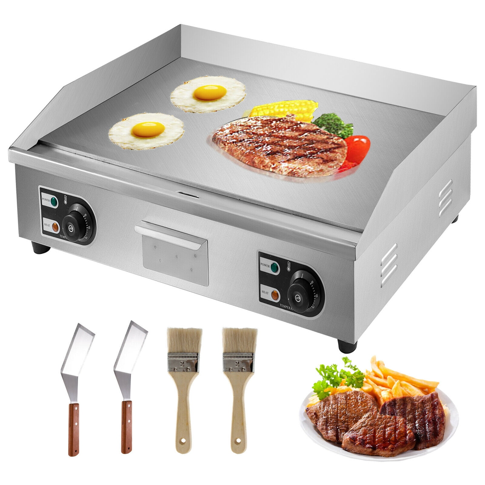 VEVOR 30 Electric Countertop Flat Top Griddle 110V 4400W Non Stick VEVOR 30 Electric Countertop Flat Top Griddle 110V 4400W Non Stick