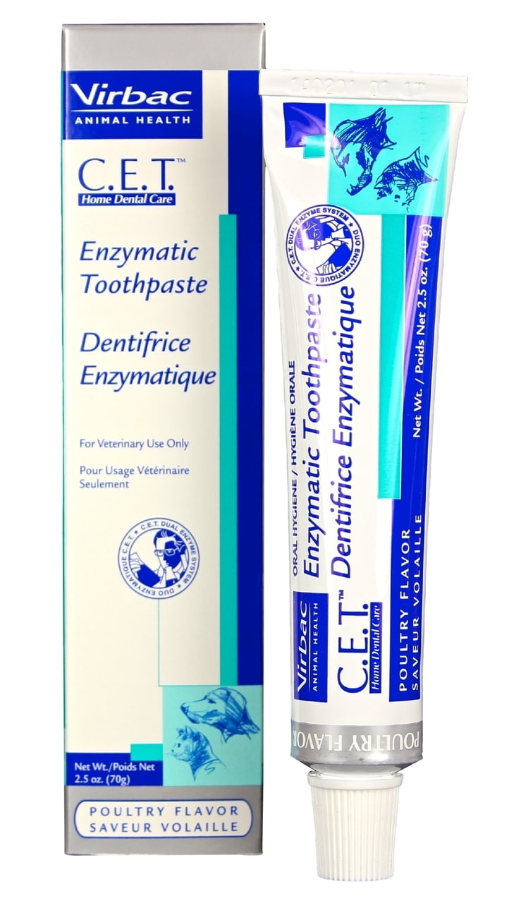 C.E.T. Toothpaste [Poultry flavor] (70 g) (3 Pack) - Walmart.com