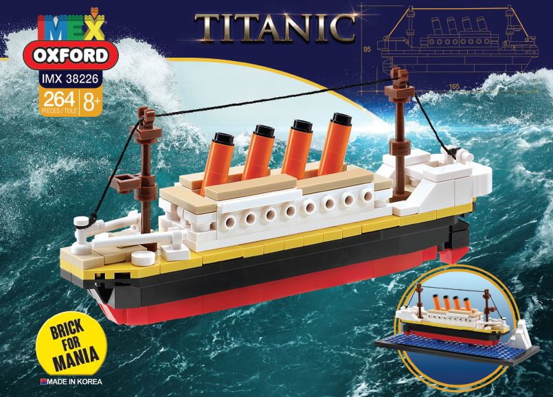 Mini Titanic Ship Brick Building Set (239pc) - Walmart.com