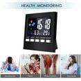 Virwir Multifunctional Thermometer, Hygrometer, Clock And Alarm Clock ...