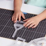 Guidecraft PowerClix Clear Magnetic Building Set, 74 Pieces, STEM ...