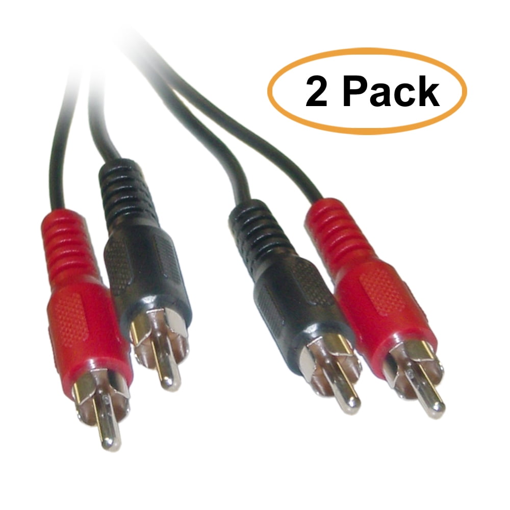 C&E RCA Stereo Audio Cable, Dual RCA Male, 2 channel (Right and Left ...