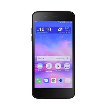 AT&T Prepaid LG Phoenix 4 16GB Prepaid Smartphone, Black - Walmart.com
