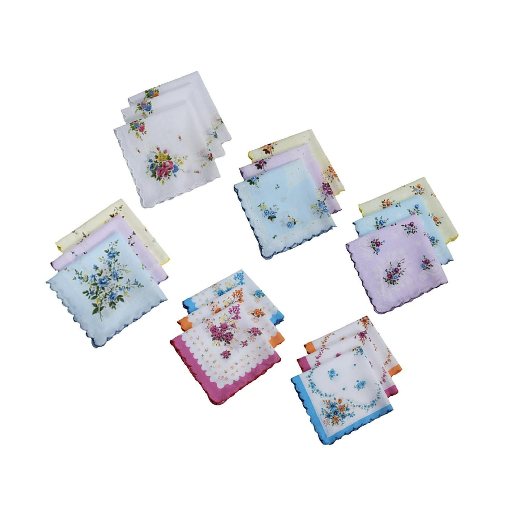 Click here for Braveheart 18 Pieces Women Soft Cotton Handkerchie... prices