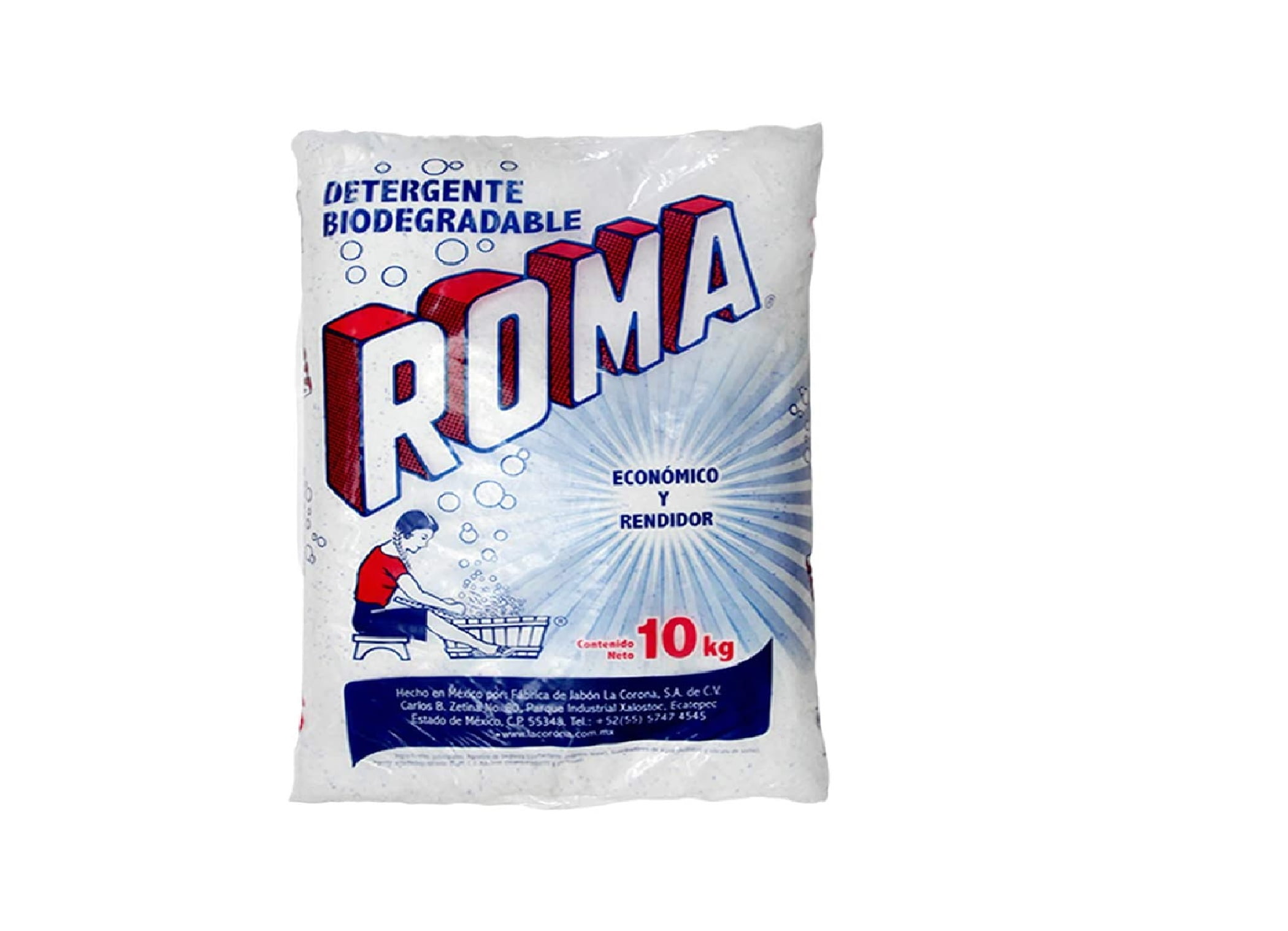 Roma Detergente Biodegradable en Polvo para Ropa Bolsa de 10 Kg Roma ...