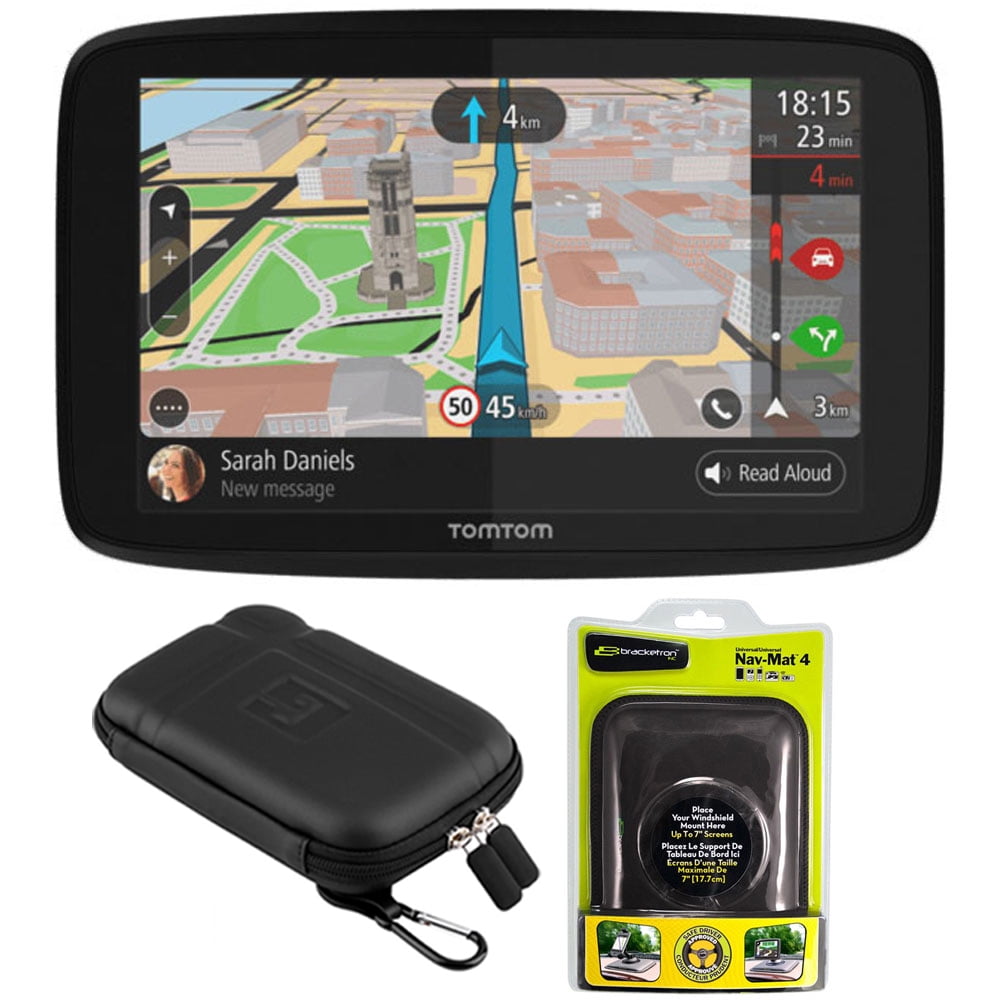 TomTom GO 520 GPS 5" Touch Screen (US-CAN-MEX) w/ Protect and Stow Case ...