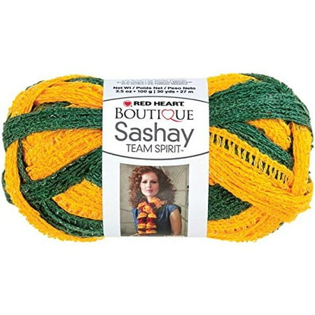 RED HEART Boutique Sashay Team Spirit Yarn, Green/Gold | Walmart Canada