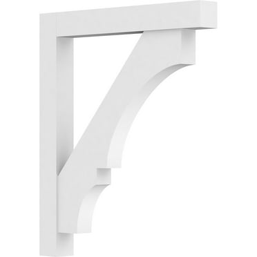 5"W x 16"D x 22"H Standard Legacy Architectural Grade PVC Bracket With ...