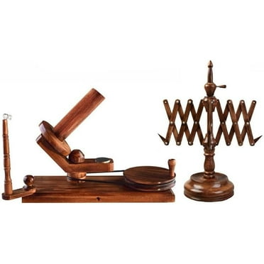 24 Inch Yarn Swift, Amish Style Tabletop Yarn Winder (Maple) - Walmart.com