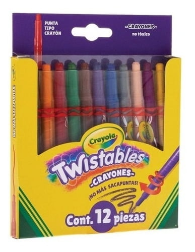 Crayón Escolar Twistable Mini Estuche C/12 Colores Crayola | Walmart en ...