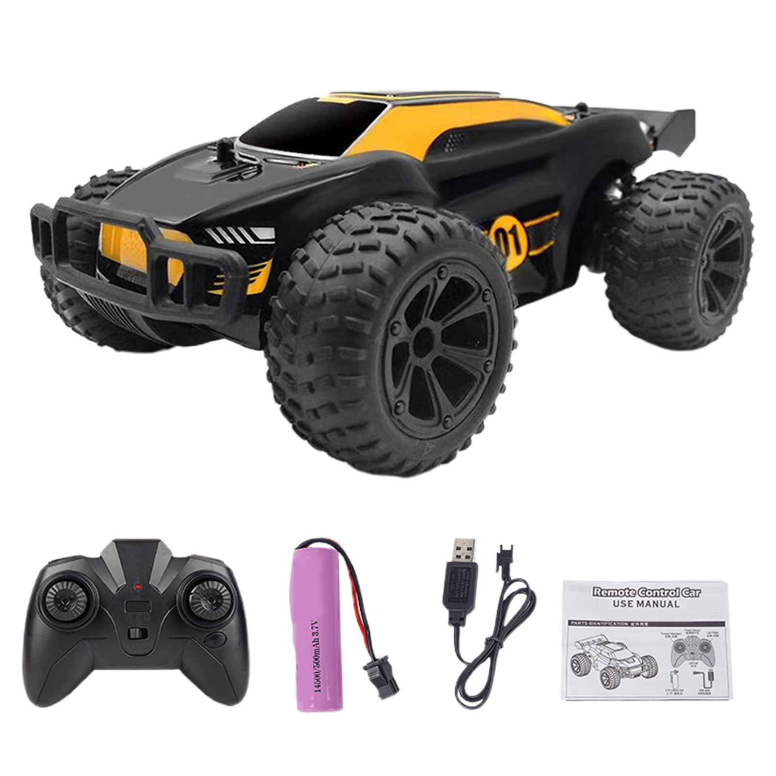 Temacd Remote Control Car with Lights Cool Styling Rechargeable High ...