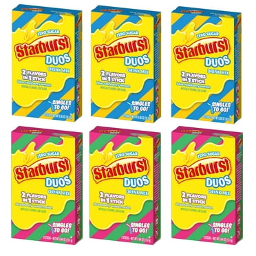 Starburst DUOS Strawberry Melon Zero Sugar Free Drink Mix - 3 Boxes ...