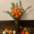 Artificial Roses，Lifelike Single Stem Fake Roses with Natural Petal ...