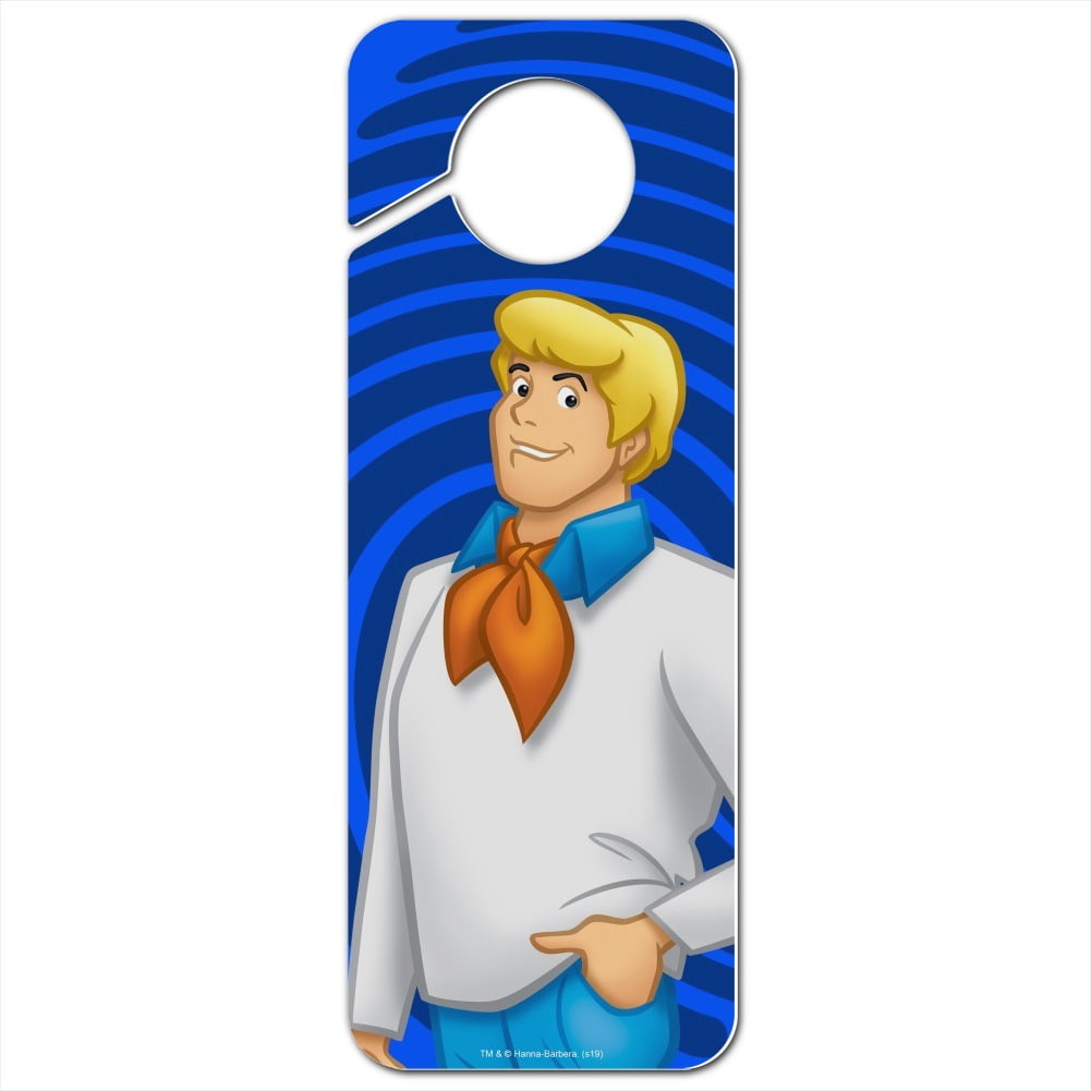 Scooby-Doo Fred Character Plastic Door Knob Hanger Sign - Walmart.com