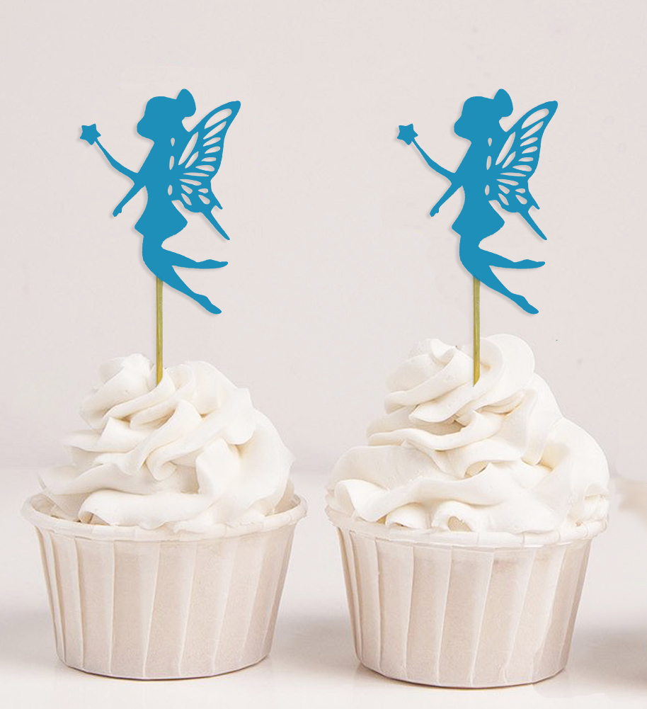 Darling Souvenir, Angel Cupcake Toppers, Its a Girl Baby Shower ...
