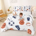 Castle Fairy Multi-Sport Balls Full Size Comforter Sets 3-Piece, Hand ...