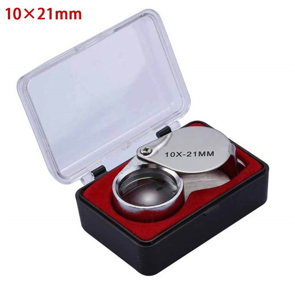 Metal Jewelry Magnifying Glass Jewelers Eye Tool Jewellery Folding ...