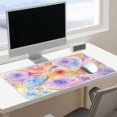 Abstract Spiral Art Mouse Pad 35.4 x 15.8 Inches Rubber Desk Mat with ...