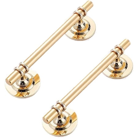 2 Pack 5" Self-Stick Cabinet Handle Metal Drawer Pull Helper with ...