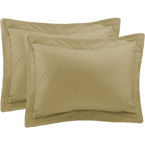 Cottonesque 100 Percent Cotton Quilted Sham - Walmart.com