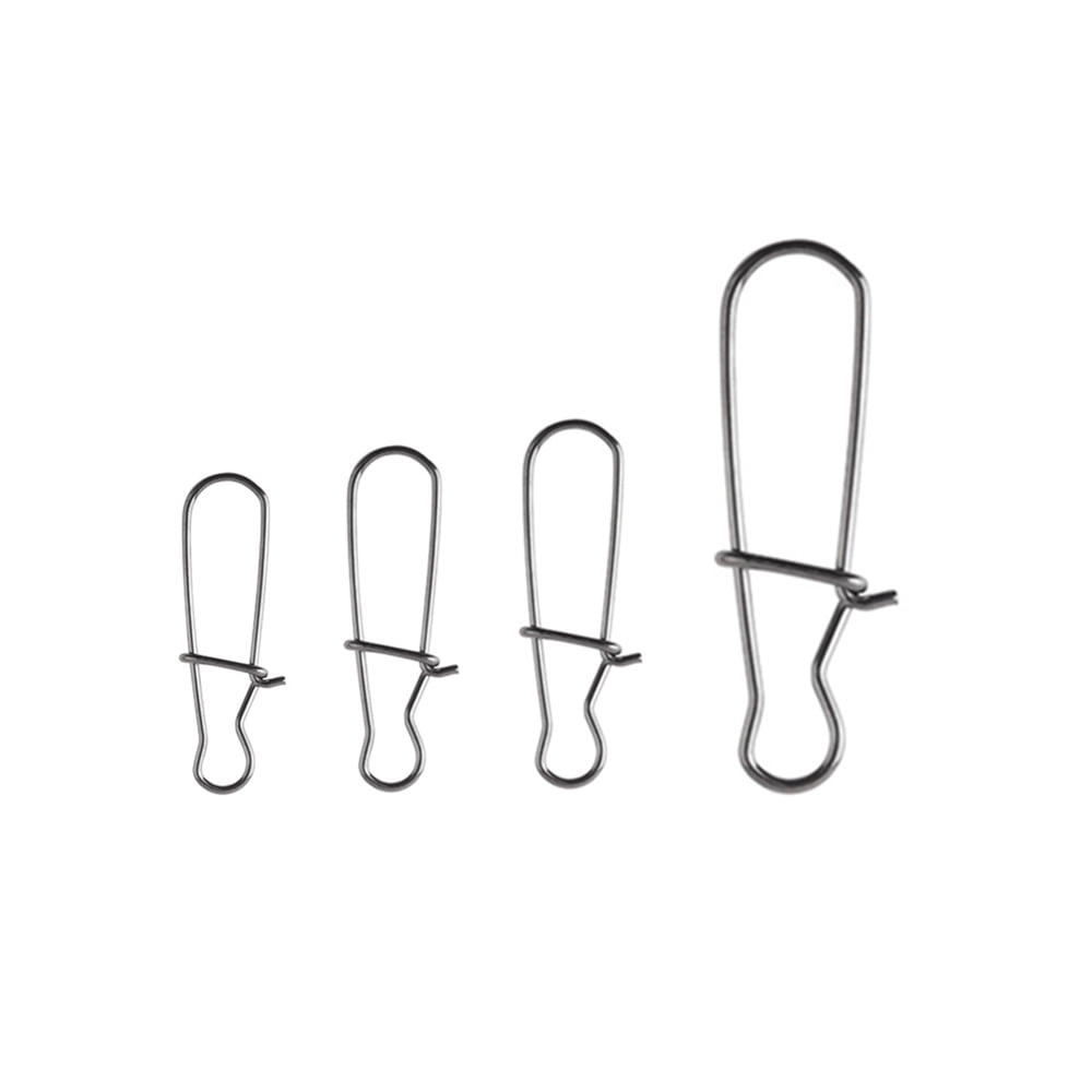 BE-TOOL 400Pcs Fishing Snap Clips Steel Duo Lock Snaps Swivel for ...