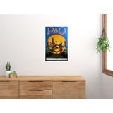 India British India England Poster 16in x 24in 16x24 Multi-Color Square ...