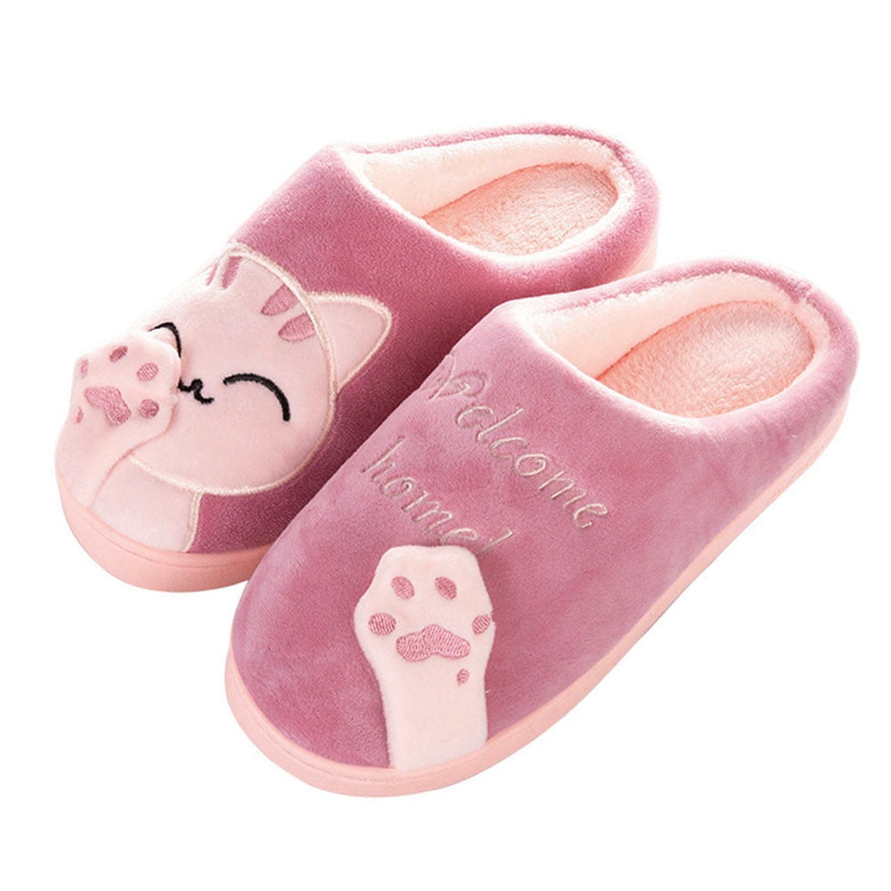 Click here for Bmisegm Women Winter Home Slippers Cartoon Cat War... prices