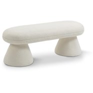 Meridian Furniture Waverly Cream Bench - Walmart.com
