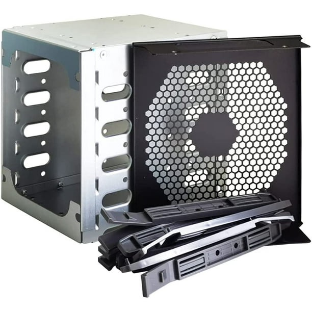 Large Capacity HDD Hard Drive Cage Rack 5.25 Inch to 5X 3.5 Inch SAS ...