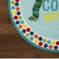 Free Shipping! Eric Carle Kids Blue Activity Rug 35 Round Machine ...