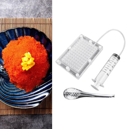 Molecular Gastronomy Caviar Maker Gourmet 96-Hole Fish Roe Sauce ...