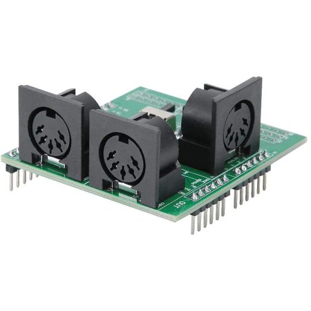 MIDI Shield Breakout Board, MIDI Adapter Board for Arduino Digital R3 ...