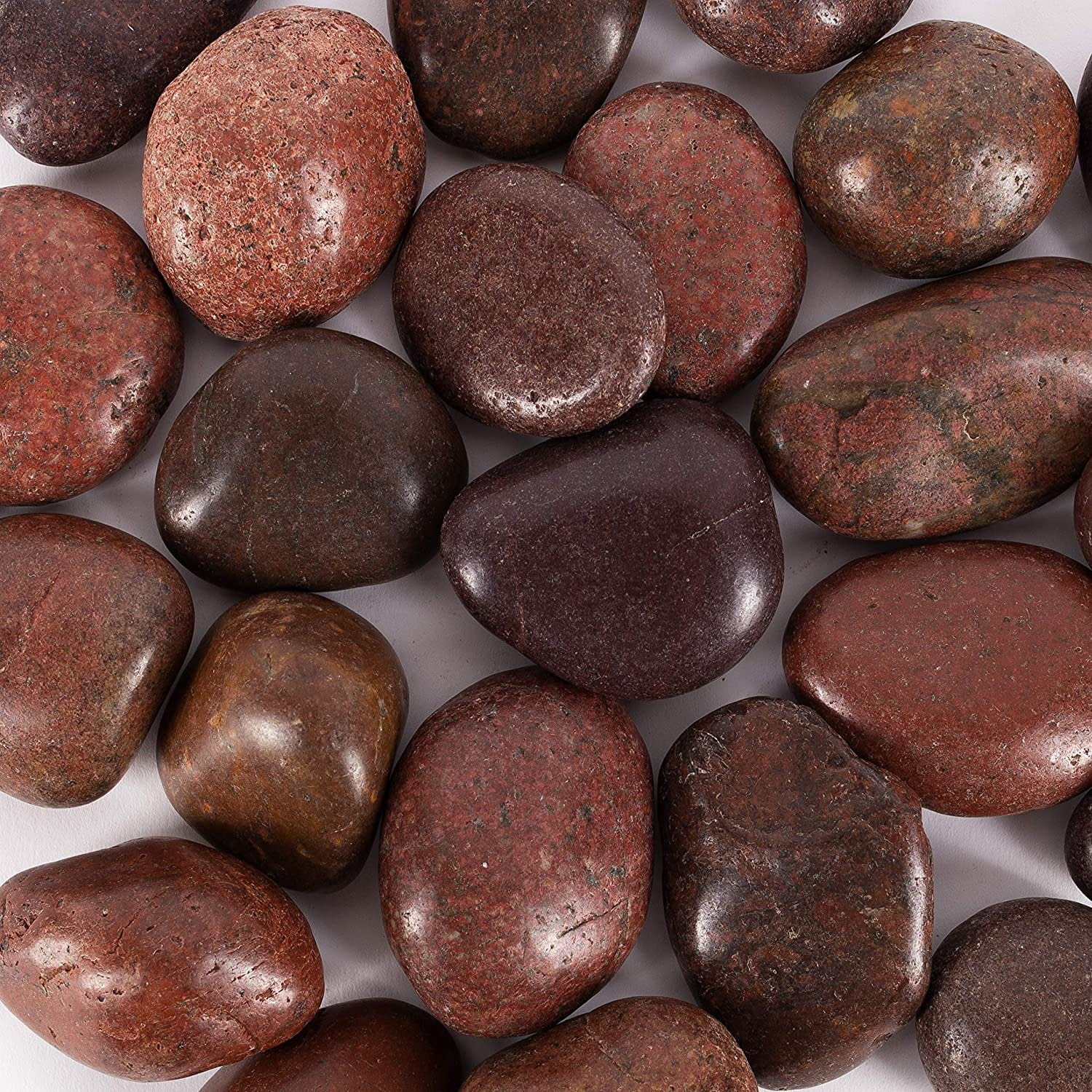 River Rocks Pebbles for Plants Natural Decorative Polished Stones for ...