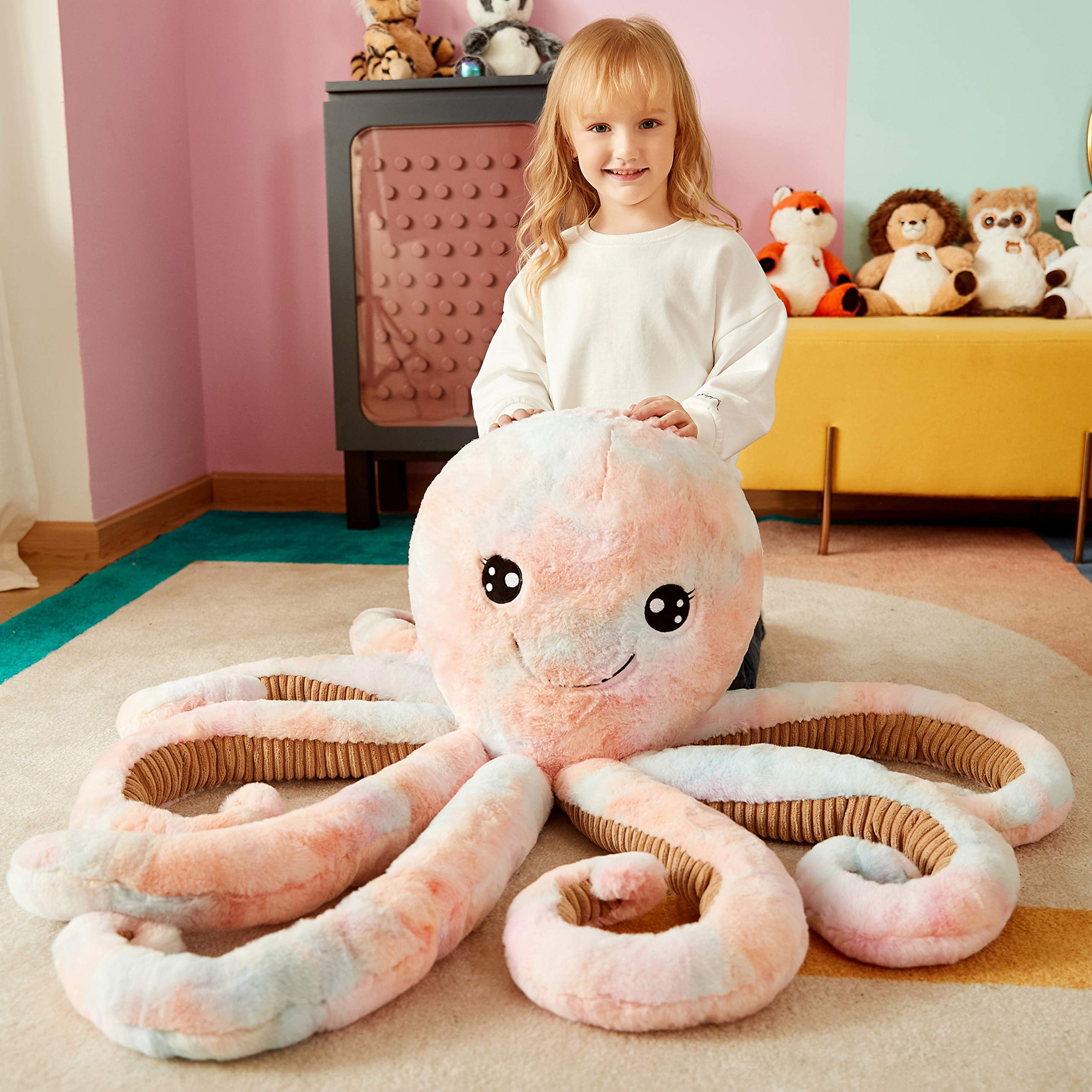 Buy Giant Octopus Stuffed Animal Jumbo Octopus Plush Toy - Soft Toy ...