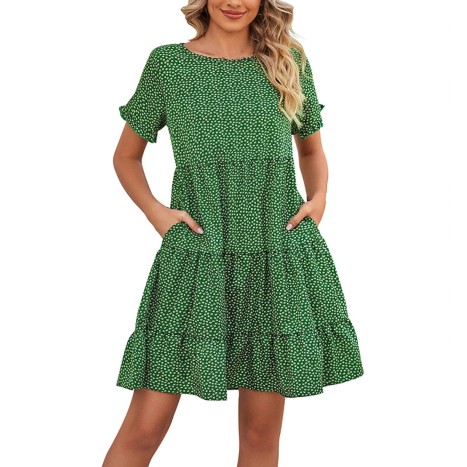 Click here for Kcodviy Boho Swing Dress Square Petite Summer Dres... prices