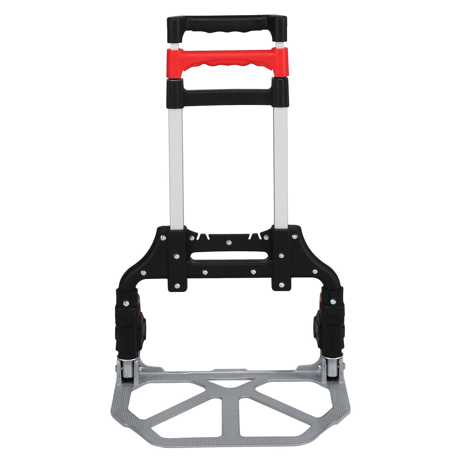 75.00kg Foldable Aluminum Square Tube Trolley Black Red - Walmart.com