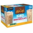 McCafe, ICED One Step French Vanilla Latte K-Cup Coffee Pods, 10 Count ...