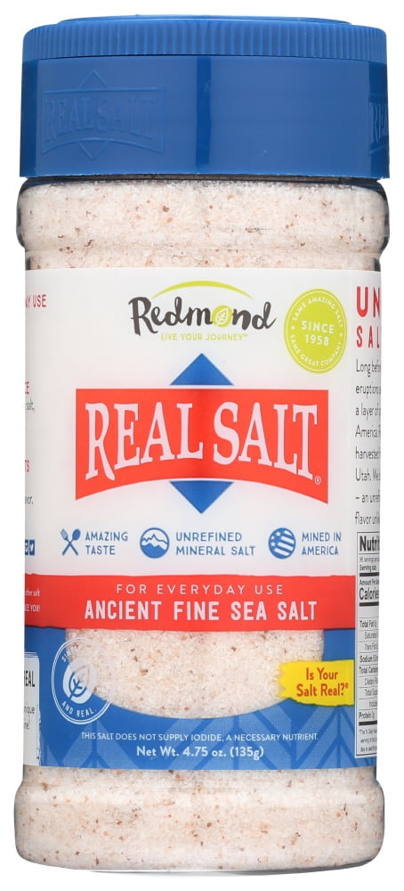 Redmond'S Real Salt , 4.75 Oz - Walmart.com - Walmart.com