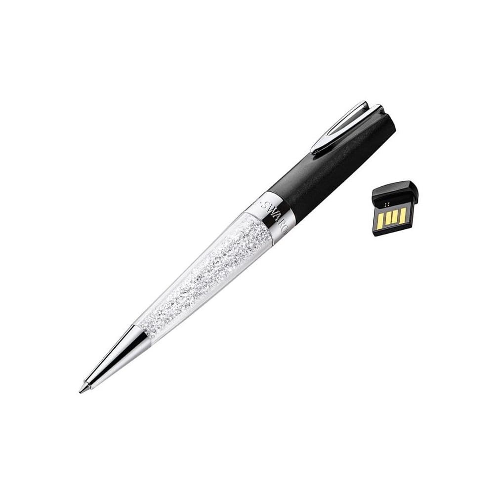 Swarovski Active Crystals 16GB USB Pen Black #5136846 - Walmart.com
