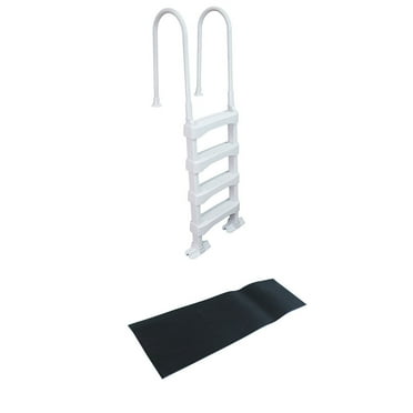 Main Access Universal Pool Ladder Anchor (2 Pack) and Pool Ladder Liner ...
