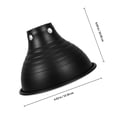 BESTYASH Reptile Lamp Fixture Reptile Reflector Lampshade Reflection ...