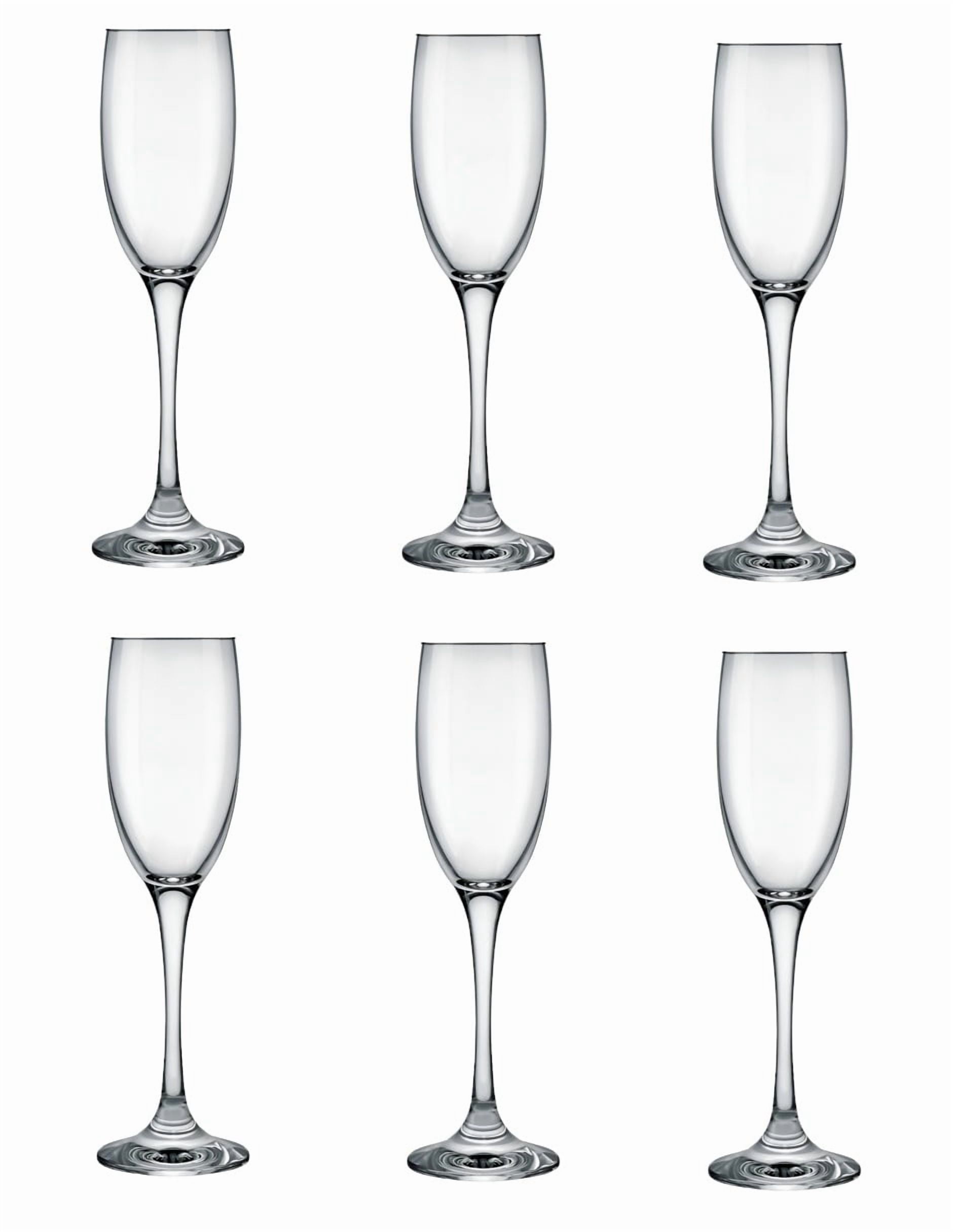 Set Xtellar 6 Piezas Copas Flauta Champagne Vidrio 190 Ml 6.5 Oz | Bodega Aurrera en línea