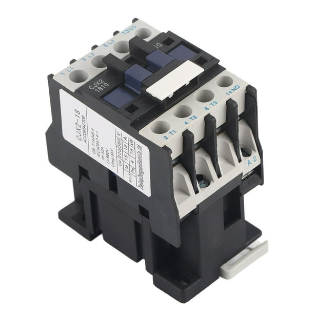Contactor de CA de 18 A, normalmente abierto, alta sensibilidad, fuerte ...
