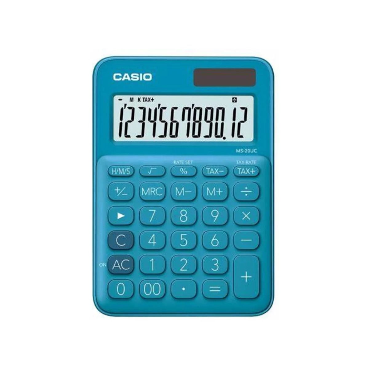 Calculadora Mini de Escritorio Casio Ms-20uc 12 Dígitos Elegir Color ...