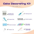 72 Pcs Cake Decorating Kit - 46 Frosting Icing Tips, 6 Piping Tips, 6 ...