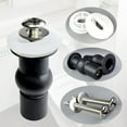 4 Pack Universal Toilet Seat Bolts and Hinge Screws, Top Mounting ...