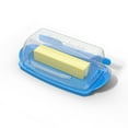 SOUL CREAT Flip Lid Butter Dish, Butter Tray with Spreader, Plastic ...